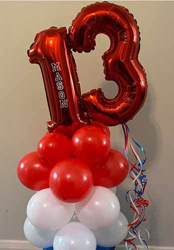 Hazel’s 13th Birthday Balloons Gallery
