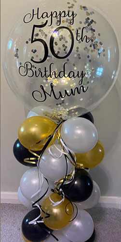 50th Birthday Balloons Gallery - Balloons by Hazel
