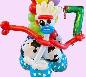 Character-Themed Birthday Balloons by Hazel