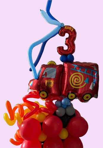 Vehicle Design Birthday Balloons by Hazel