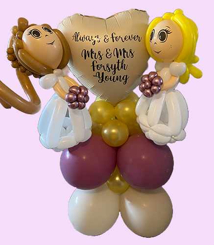 Unique Personalised Wedding Balloons by Hazel